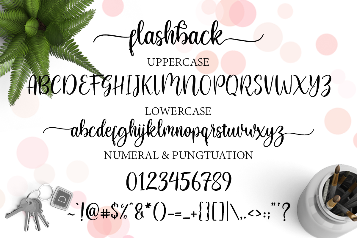 Flashback Script Font, Fonts | GraphicRiver